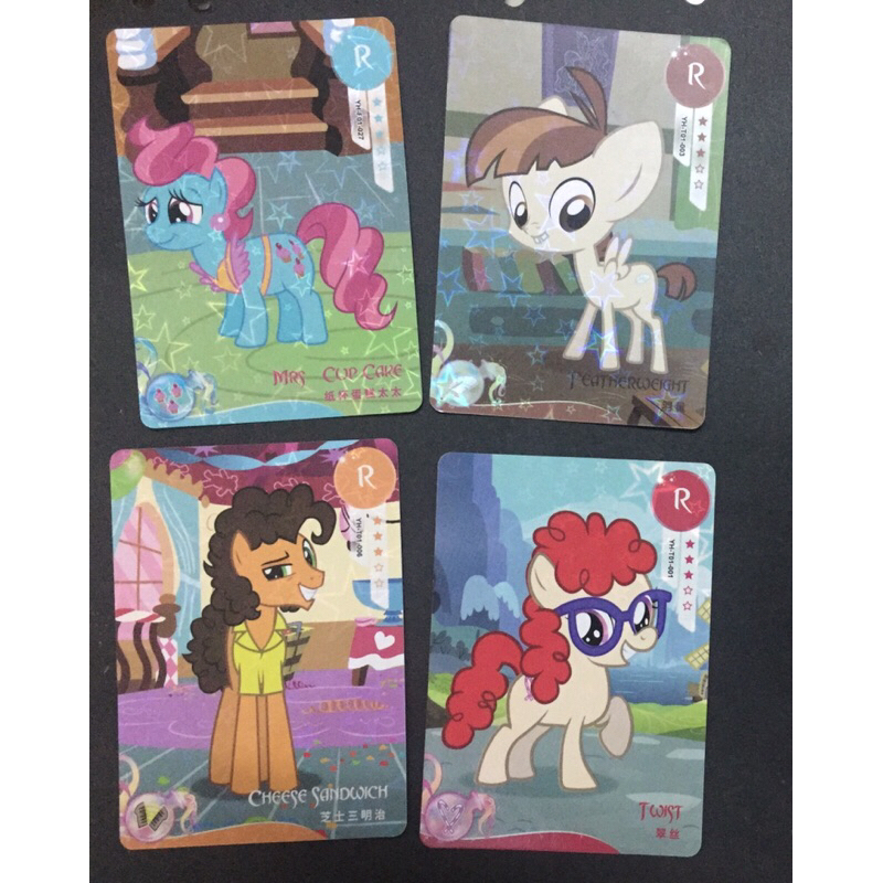 Cartoon Pony 小马宝莉 Collection Cards 4 pcs | Shopee Malaysia