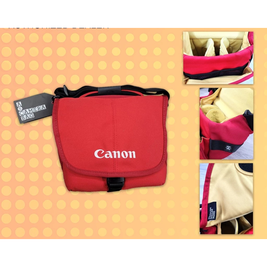 Canon X Crumpler Digital Slr DSLR Camera Sling Bag 5 Million Dollar ...