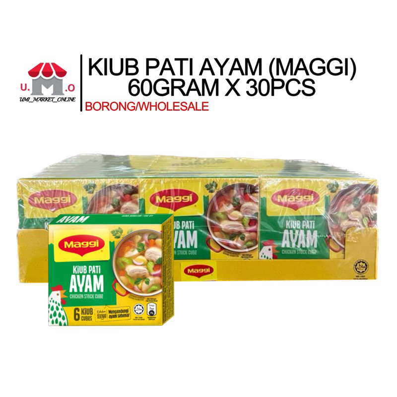 MAGGI KIUB PATI AYAM 60GX30PCS | Shopee Malaysia