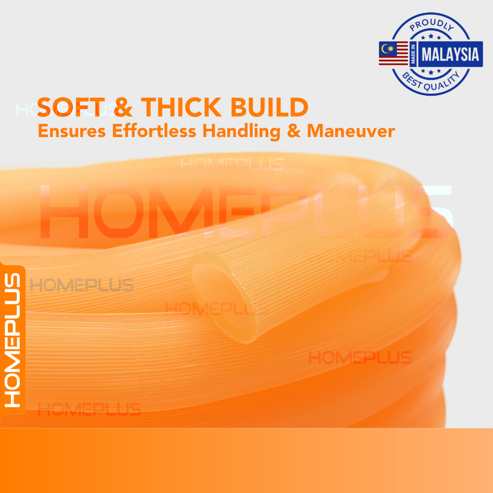 Homeplus 2.6mm Thick Orange Garden Hose PVC Water Pipe Hos Air Getah ...