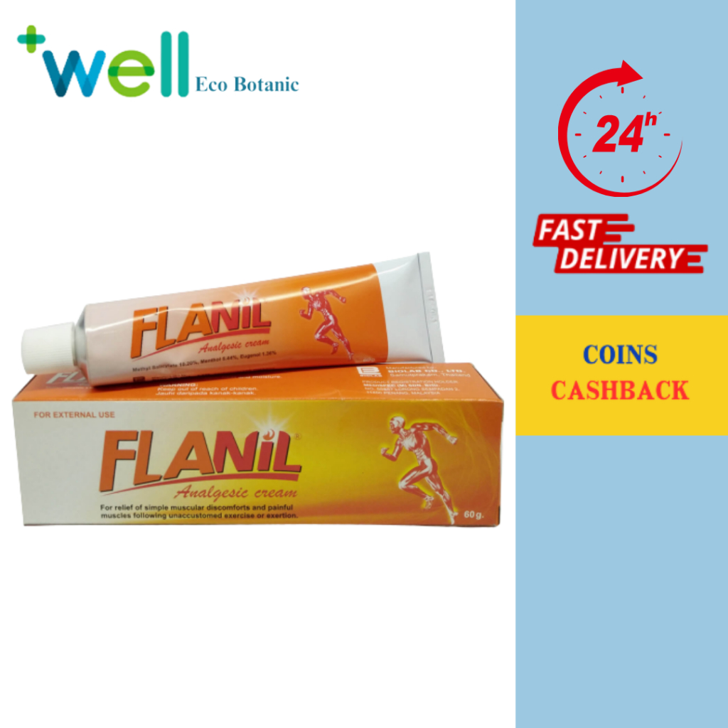 Flanil Analgesic Cream 60g/30g ---- muscle pain relief | Shopee Malaysia