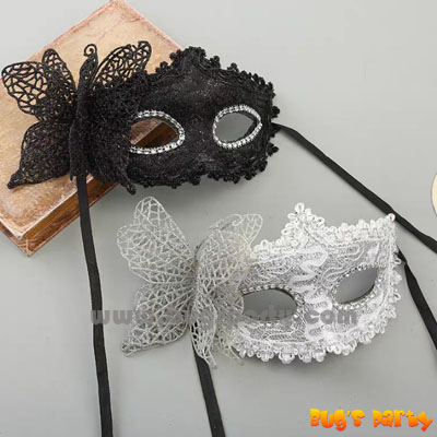 Masquerade Party mask with butterfly, ballroom mask | Shopee Malaysia