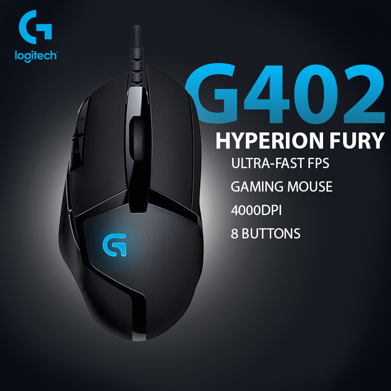 [Ready Stock] G402 Hyperion Fury Wired Gaming Mouse, 25600 DPI ...