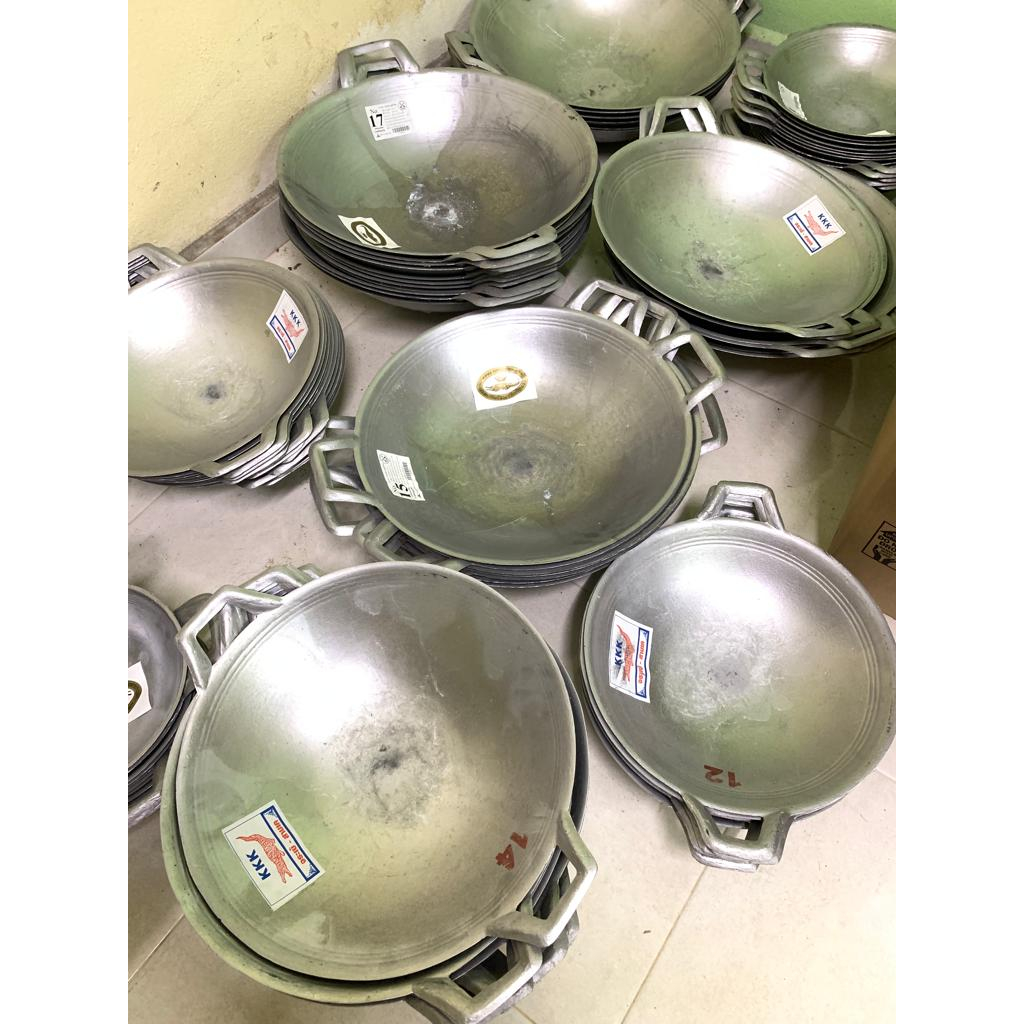 KUALI ALUMINIUM CAP BUAYA ORIGINAL THAILAND/KUALI TIMAH/DOUBLE HANDLE ...
