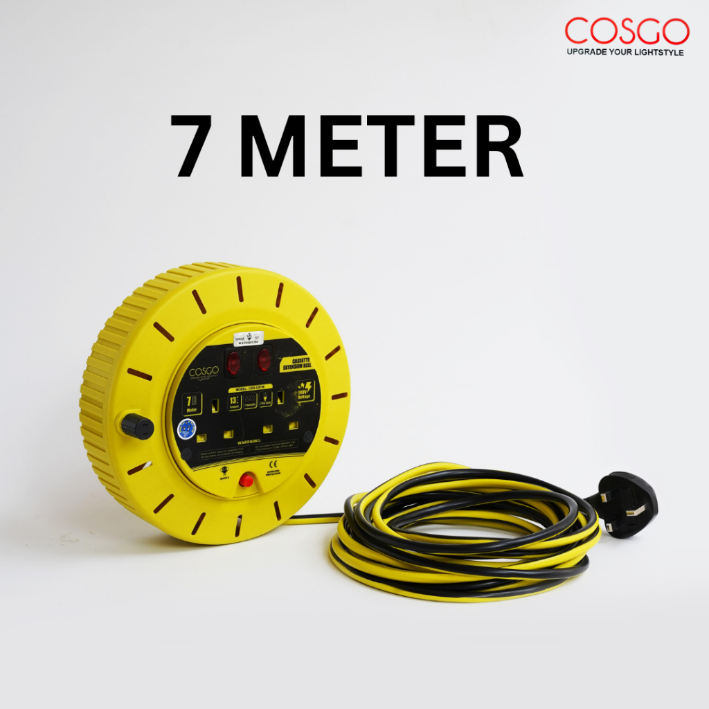 COSGO/EUROSAFE Cassette Extension Reel 5/7/10 Meter(KOOK) | Shopee Malaysia