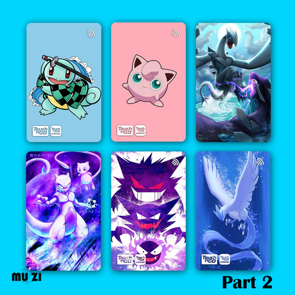 Pokemon TnG Card STICKER NFC STICKER Waterproof Thick Hard Material ...