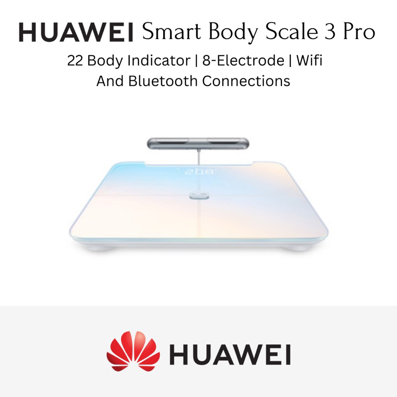 🚚READY STOCK🚚 Huawei Smart Body Fat Scale 3 PRO Comprehensive Body ...