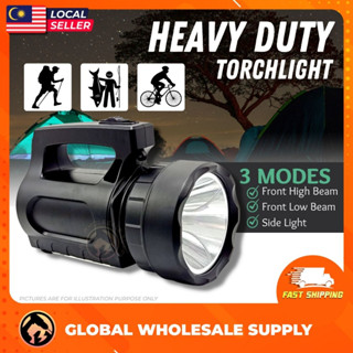 Heavy Duty Torchlight Flashlight Torch Light Super Bright Lampu ...