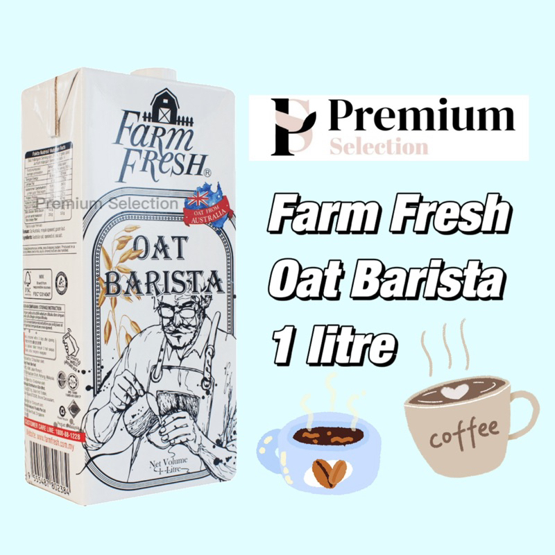 Susu Farm Fresh Oat Barista Uht Milk 1 liter | Shopee Malaysia