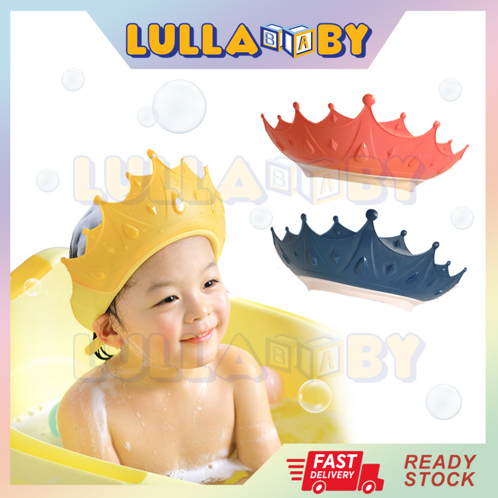🔥READY STOCK🔥Kids Bath Shower Wash Hair Cap Baby Shower Cap Topi ...