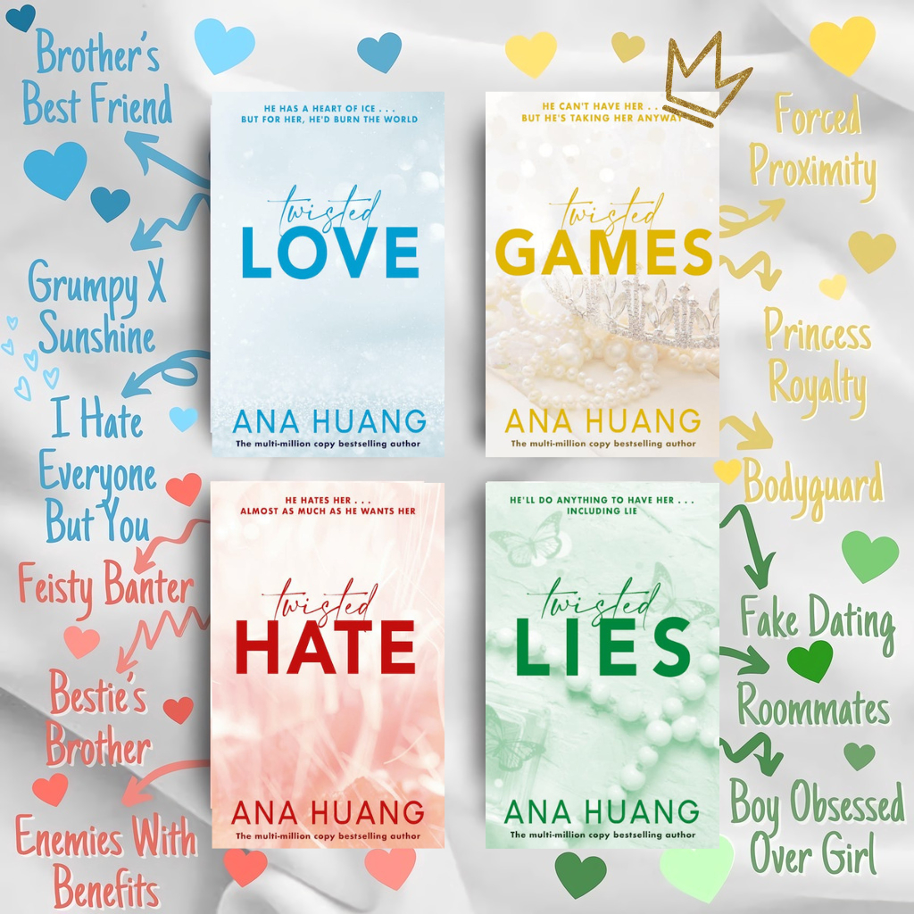 Twisted Love / Twisted Games / Twisted Hate / Twisted Lies, Twisted Series By Ana Huang ...