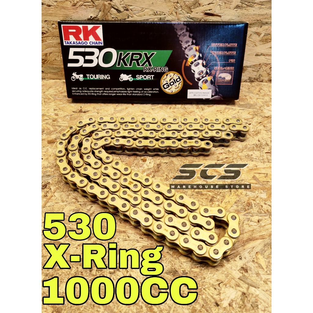 RK Gold Chain 530 X-ring Xring Rantai Emas GB KRX Universal ORIGINAL R1 ...