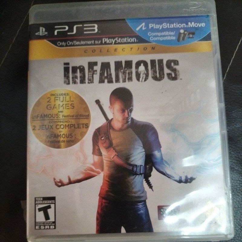 Infamous PlayStation games PS3 (used) | Shopee Malaysia