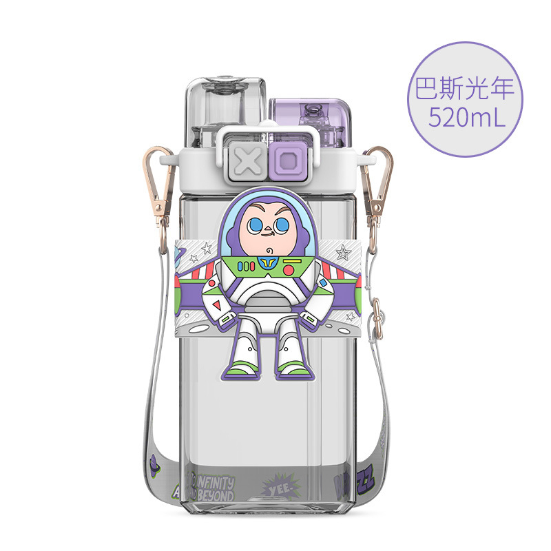 Sanrio 520ML Tritan Hello kitty Kuromi Melody Buzz Lightyear Lotso ...
