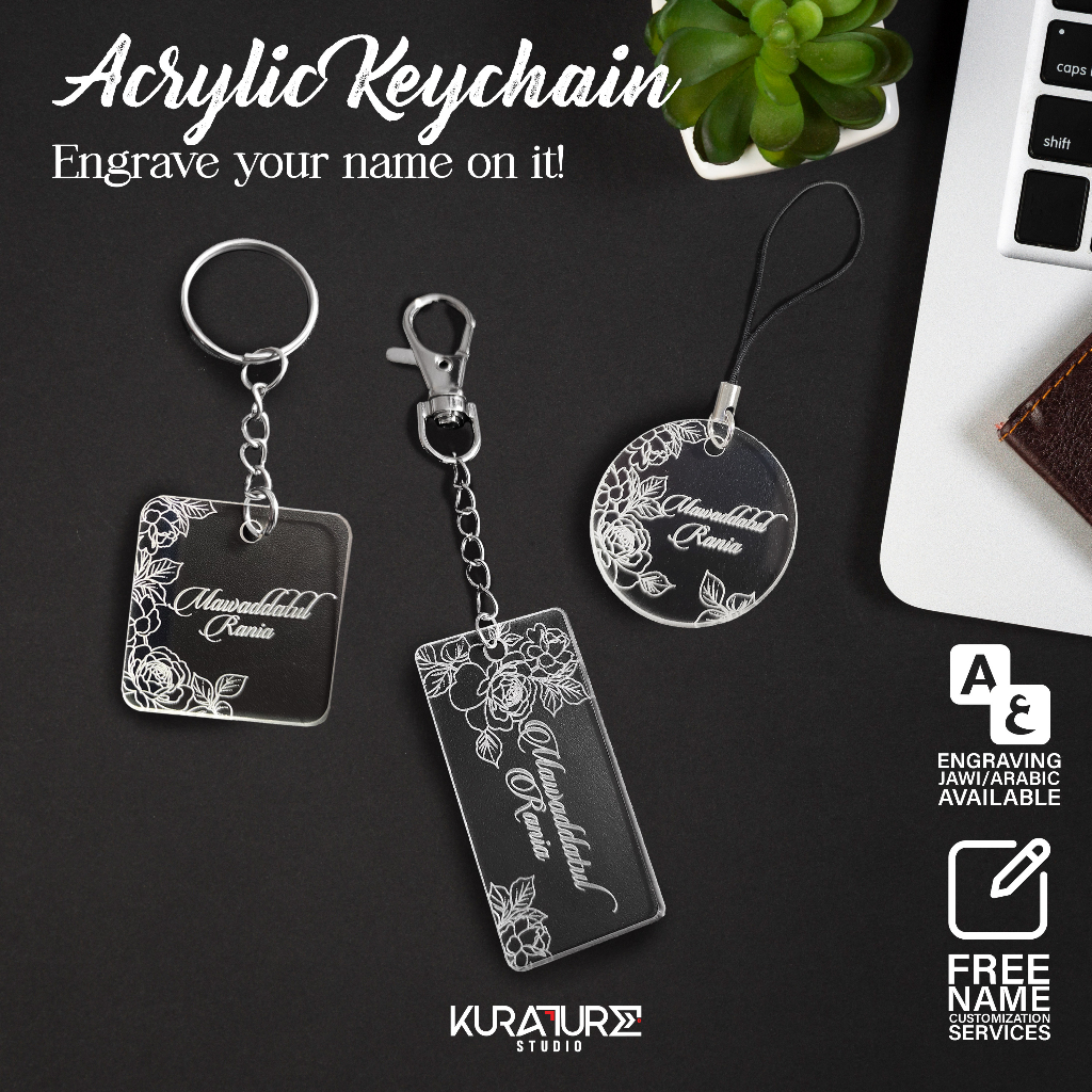 NEW KEYCHAIN DESIGN | Custom Acrylic Keychain | Custom Name | Keychain ...