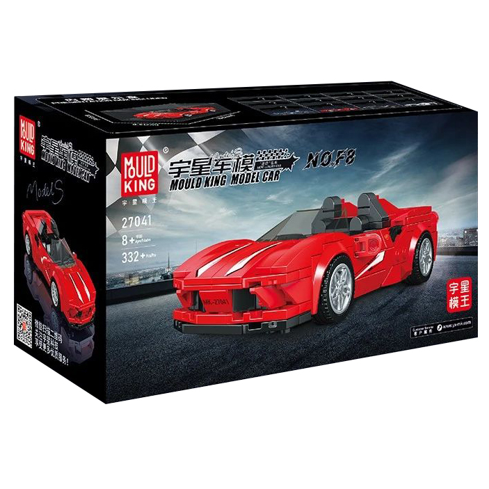 Mould King 27041 Speed Champions Ferrari F8 Supercar Model Building Set | 332 PCS | Shopee Malaysia