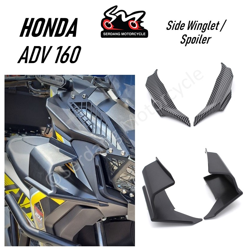 Honda Adv160 Side Winglet Signal Cover Spoiler Accessories Sayap Sisi ...