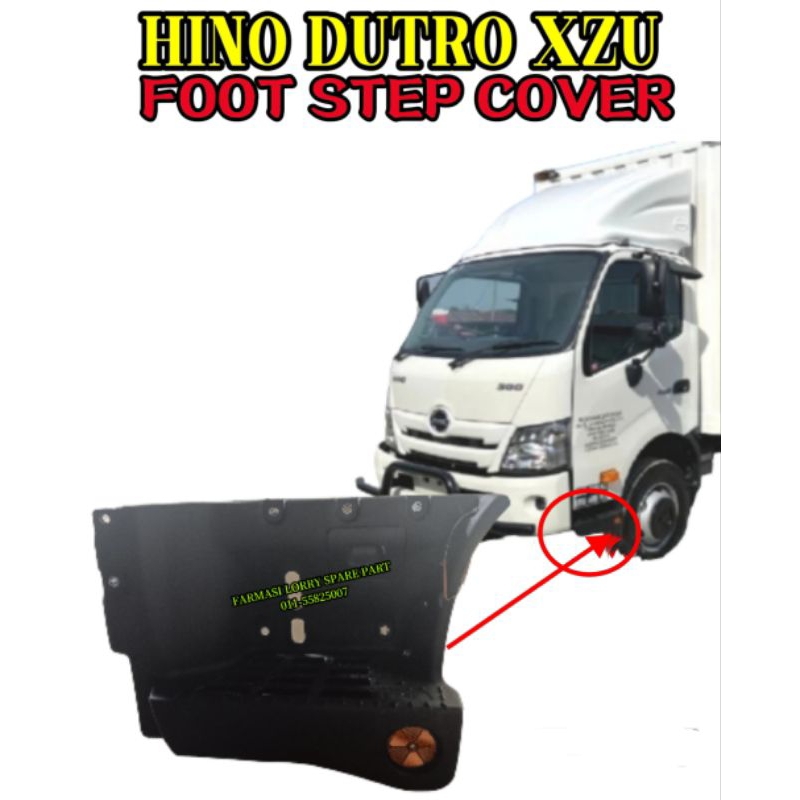 HINO DUTRO XZU FOOT STEP COVER UNTUK LORRY MIXER TRUCK TRAILER TRACK ...