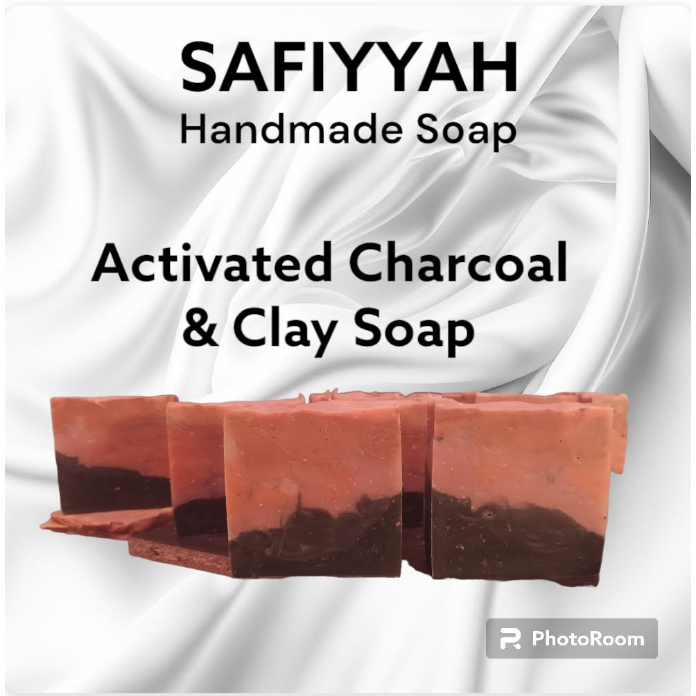 CHARCOAL & CLAY HANDMADE SOAP B9/23 ( SABUN ARANG & TANAH LIAT ...