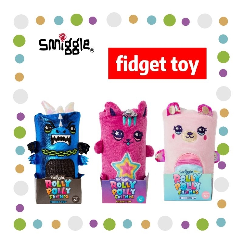 Smiggle 🔥Original 🔥- Rolly Polly Friends Fidget Toy | Shopee Malaysia