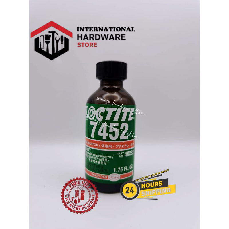HENKEL LOCTITE 7452 ACCELERATOR CLEAR 1.75 OZ BOTTLE | Shopee Malaysia