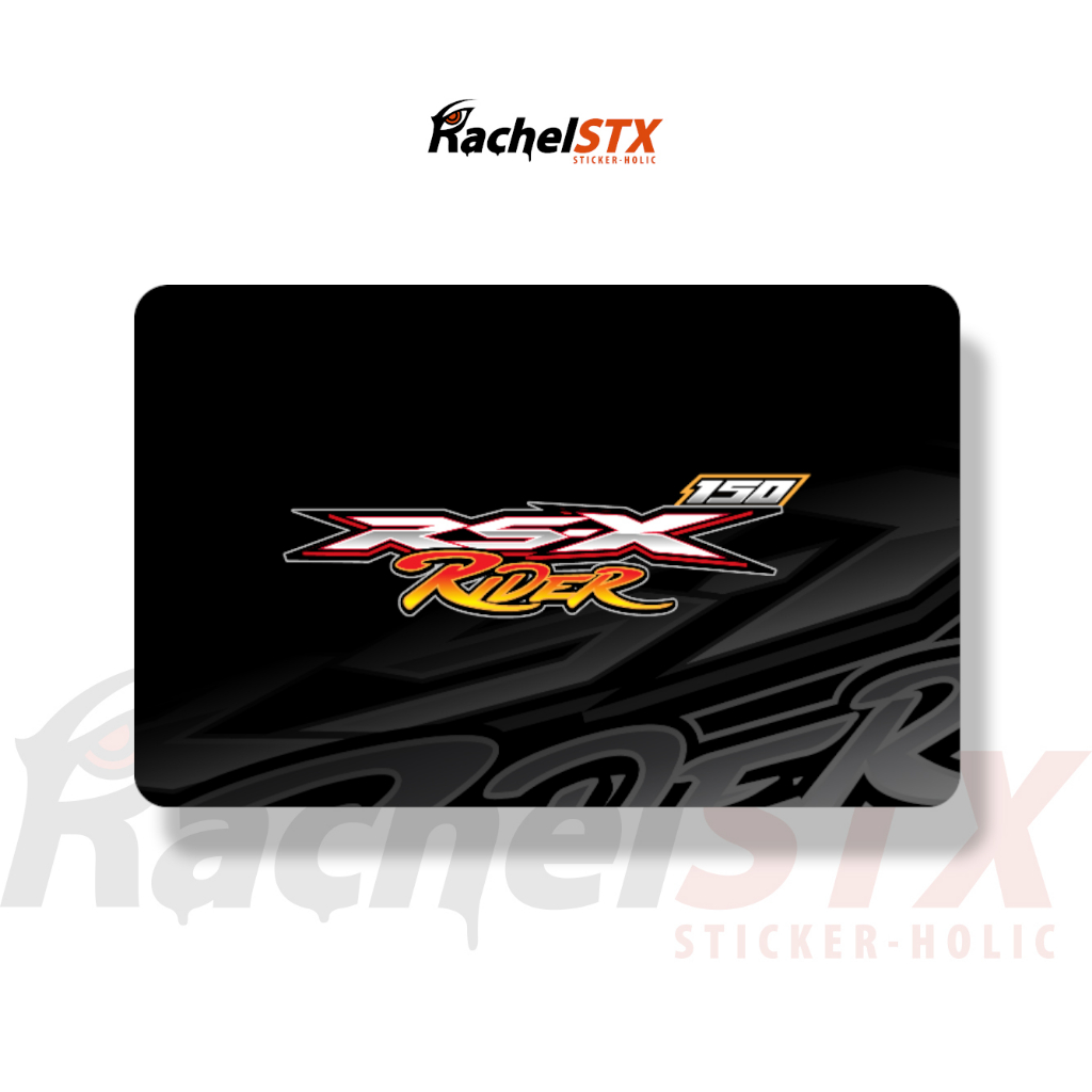 stiker kad TNG honda RSX 2023 card sticker for TnG ATM sticker cover ...