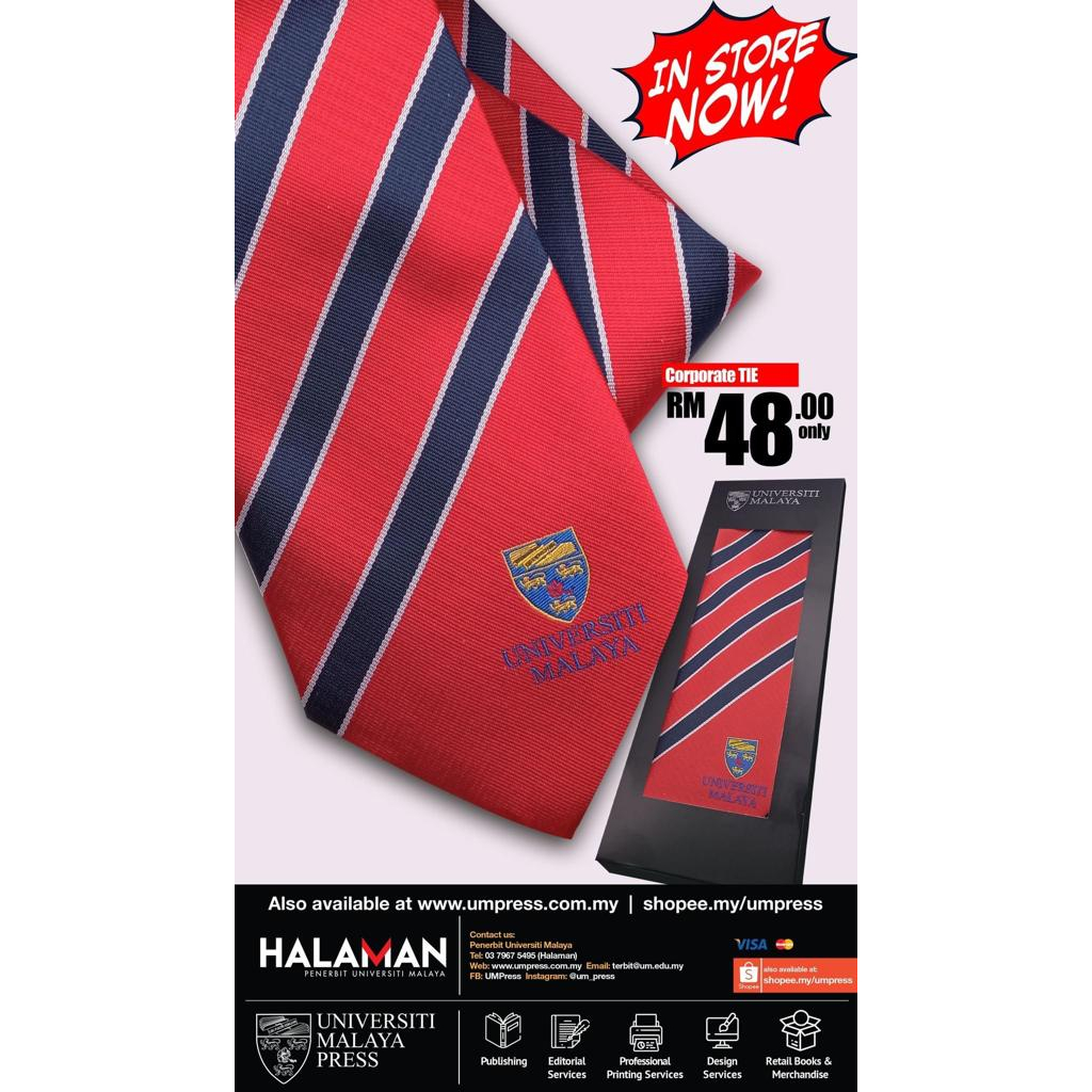 POLYESTER TIE UNIVERSITI MALAYA | Shopee Malaysia
