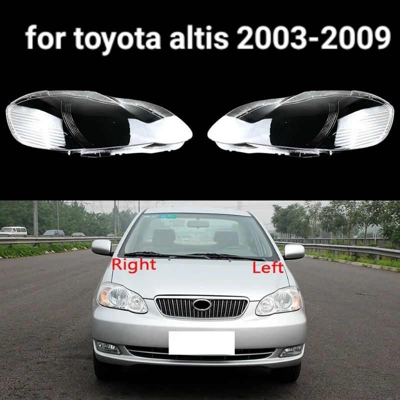 TOYOTA ALTIS 2003-2009 HEAD LAMP COVER HEAD LIGHT LENS | Shopee Malaysia