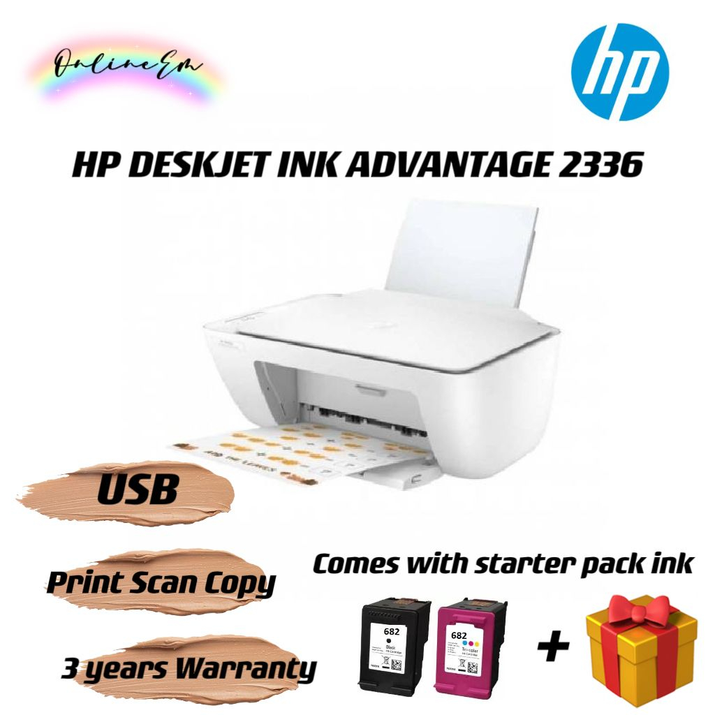 HP 2336 / HP 2776 / HP 2777 DeskJet Ink Advantage Ink Jet Printer ( use ...