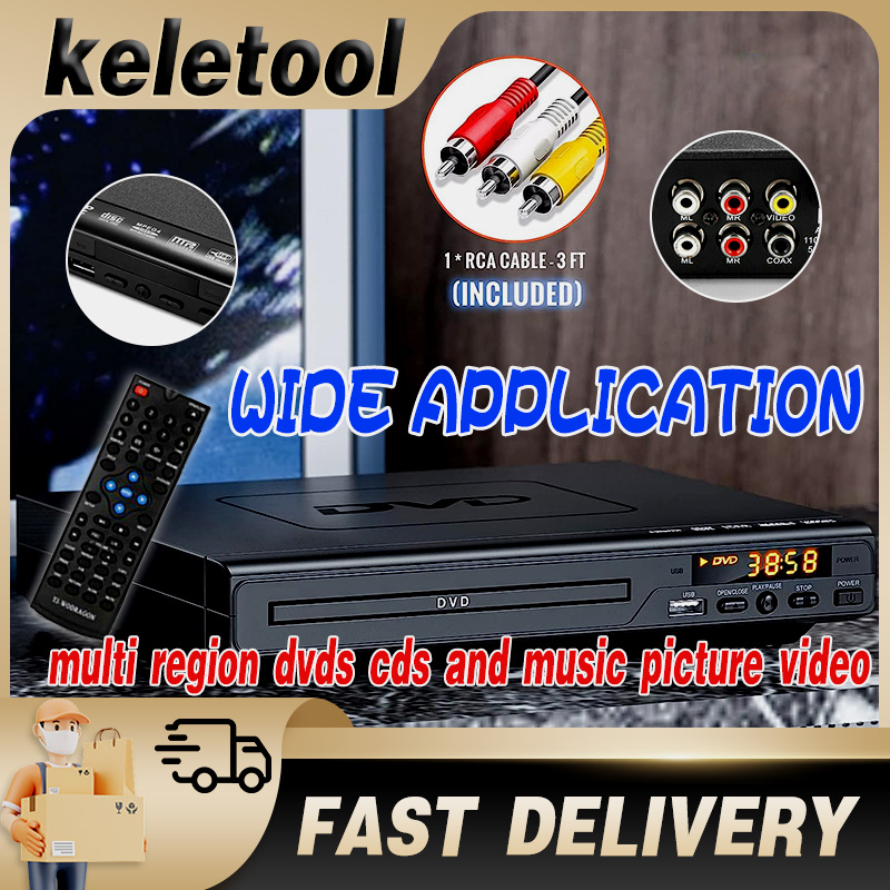 DVD Player CD Player Compact Multi Region ADH CD SVCD VCD Disc ...