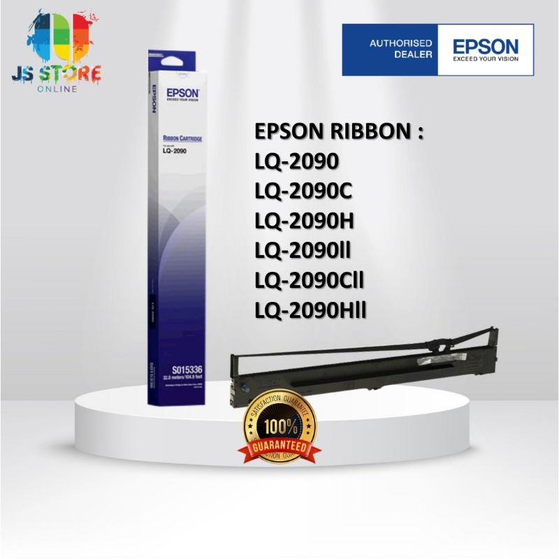 [💯100% ORIGINAL💯]Epson Ribbon LQ-2090 (S015586/ S015336) For Printer ...