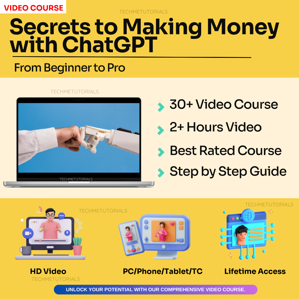 Secrets to Making Money with ChatGPT: From Beginner to Pro | ChatGpt Course ChatGpt 4 Chat Gpt ...