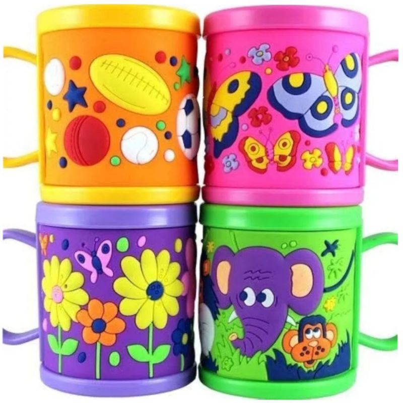 Plastic Cute Mug For Kid Cute Cartoon Plastik Cawan Plastic Cup,3D ...