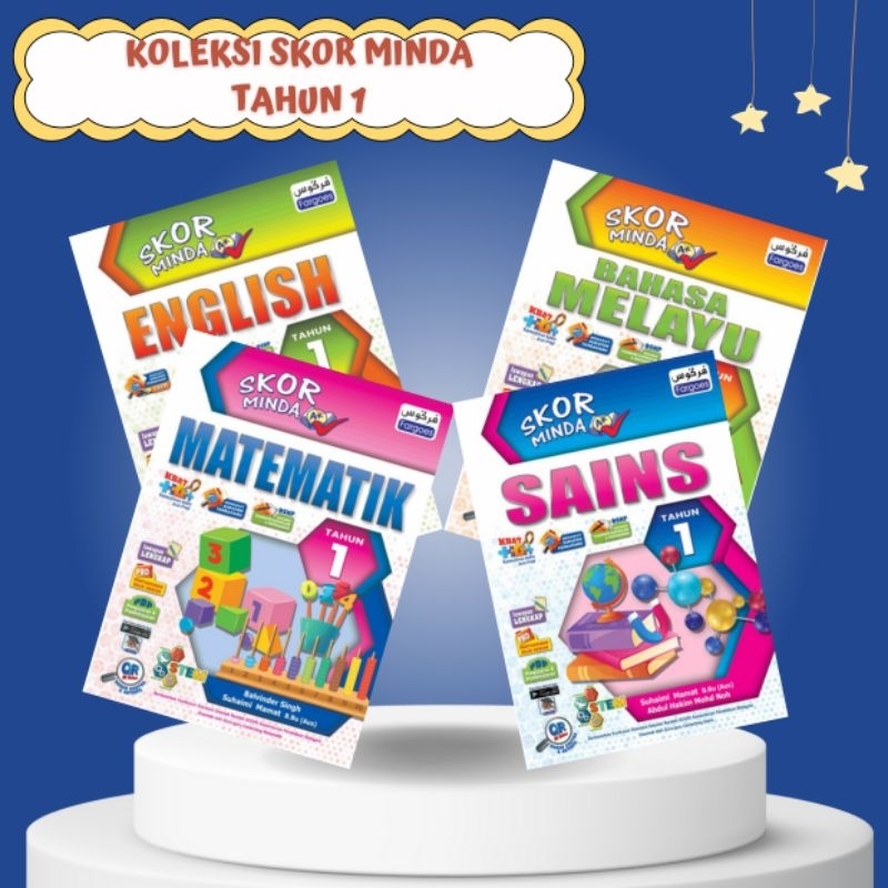 READY STOCK KOLEKSI SKOR MINDA SUBJEK BM, BI, MATEMATIK, SAINS TAHUN 1 ...