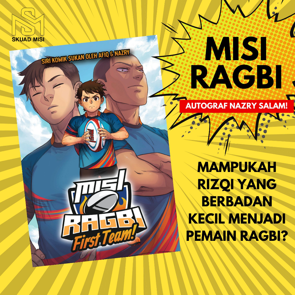 KOMIK MISI RAGBI | EDUMISI | TIM MISI | Shopee Malaysia