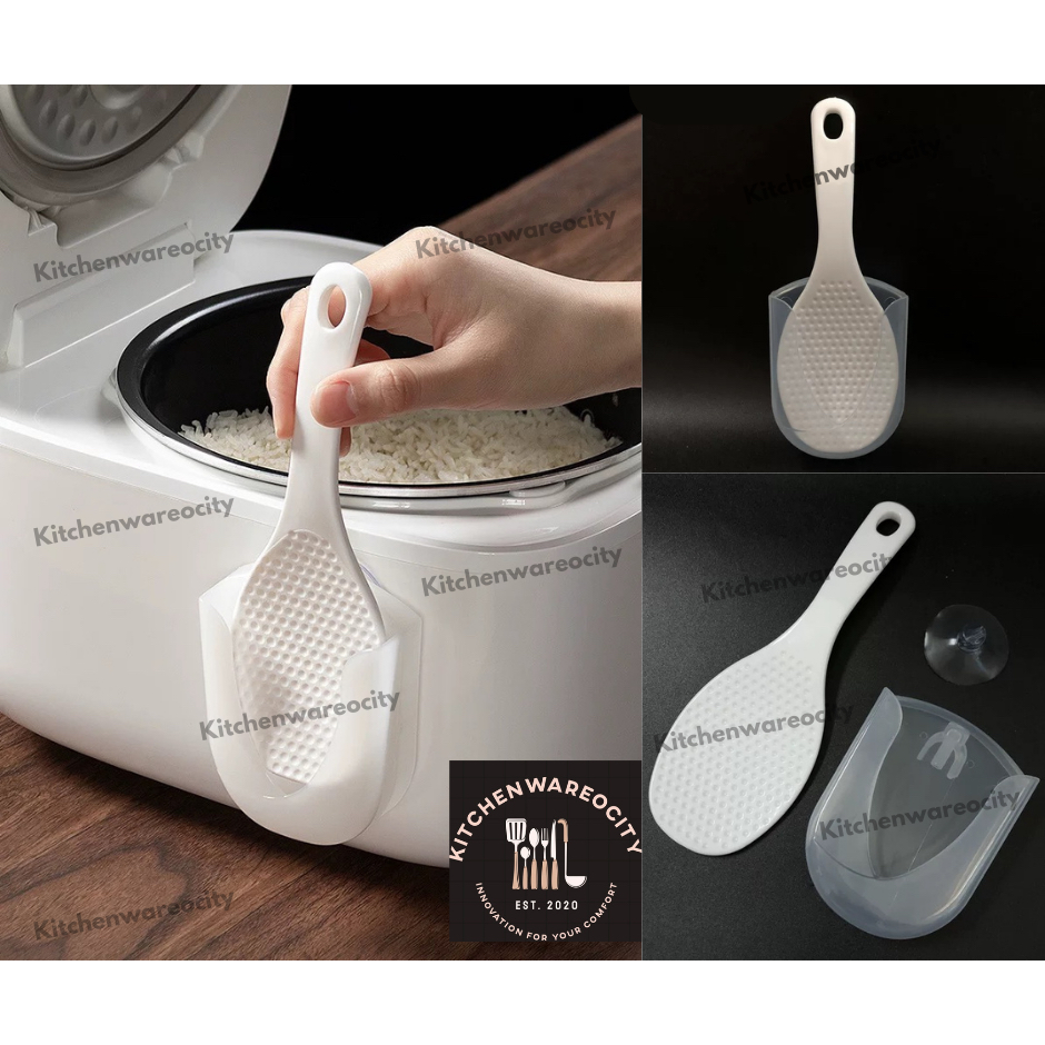 Non Stick Rice Spoon Scoop Japanese Rice Paddle Modern Stlye Nasi ...