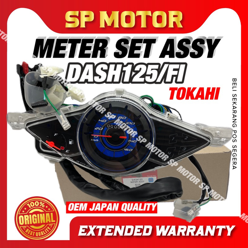 Meter Set ORI Honda Dash125 FI /Dash125 Tokahi DASH 125 / DASH125 FUEL ...