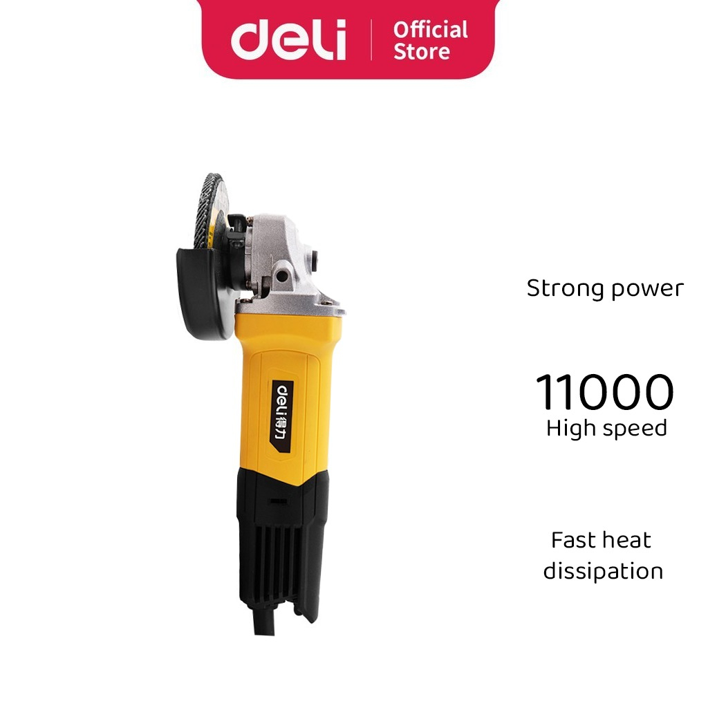 Deli Tools DL6372 Angle Grinder 100mm Strong Power 11000 High Speed ...