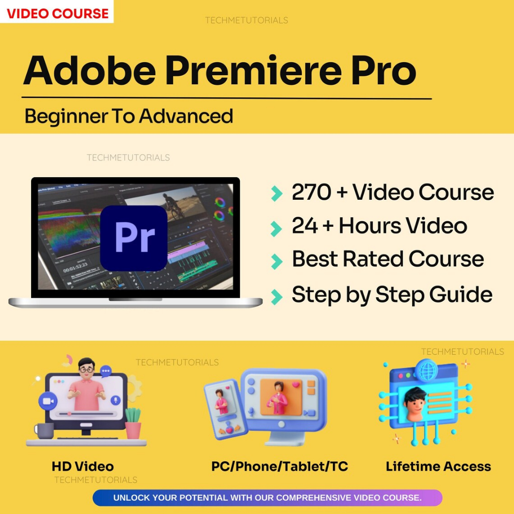 Adobe Premiere Pro Beginner To Advanced Masterclass | The Best Video Editing Application for ...