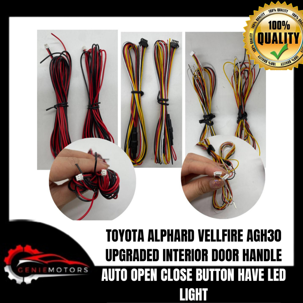 TOYOTA ALPHARD VELLFIRE AGH30 UPGRADED INTERIOR DOOR HANDLE AUTO OPEN ...