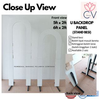 Wood Panel Backdrop Kayu Photobooth Wedding Frame Marriage Party DIY l ...