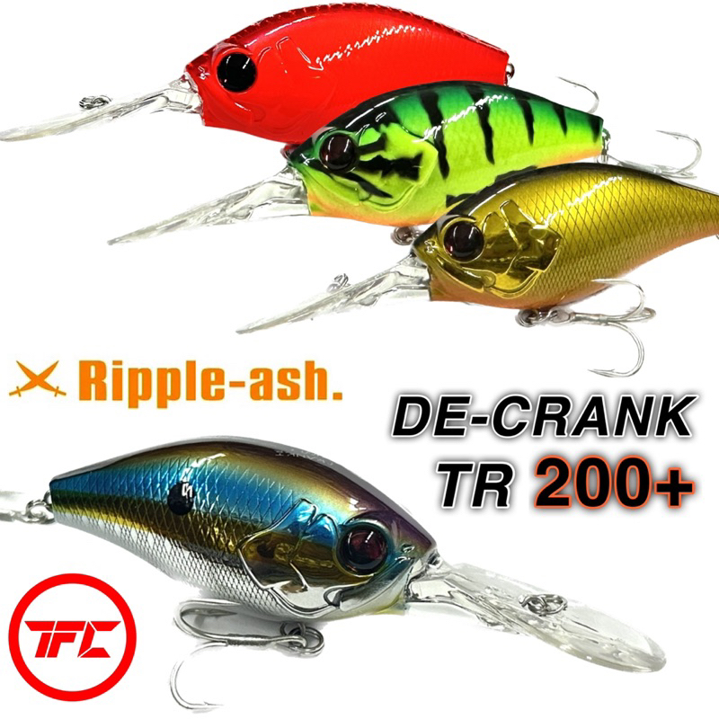 Ripple Ash DE-Crank TR 200+ Lure 2m Bait Deep Runner Opass | Shopee ...