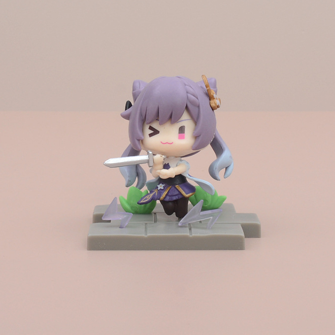 Genshin Impact Figure Mini Collection Klee Venti Kaeya Diluc Barbara ...