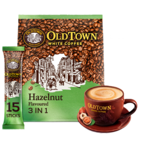 Oldtown 3 in 1 Hazelnut Kacang Hazel White Coffee [15s x 38g] | Shopee ...