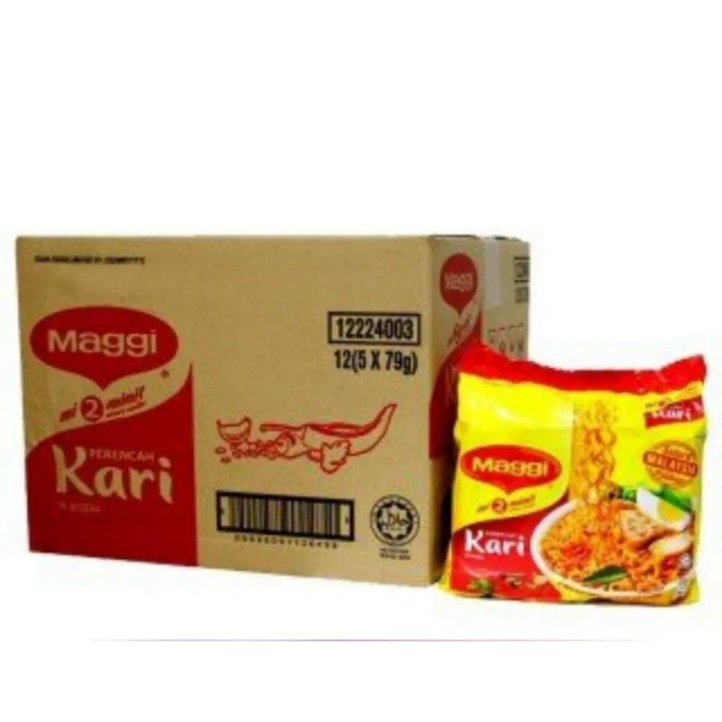 (Bulk) MAGGI Curry/Ayam (5+1) / Maggi carton / Maggi Perisa Kari/Ayam ...