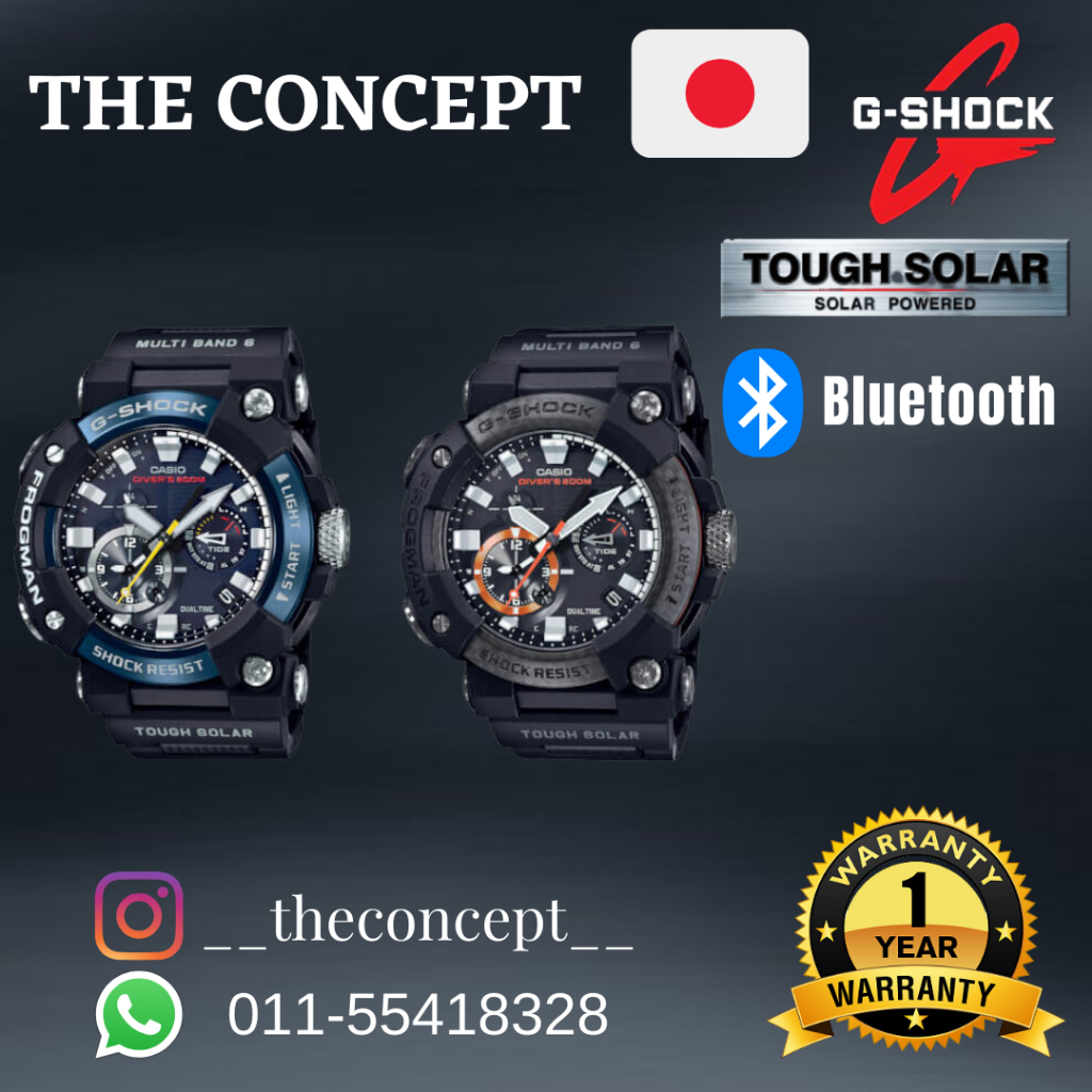 🔥100% Original Japan Set Casio G-Shock Frogman Analog GWF-A1000C-1A GWF ...