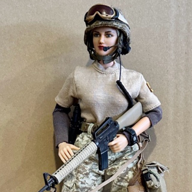 1/6 Action Figure Female US army Desert Tan uniform | Shopee Malaysia