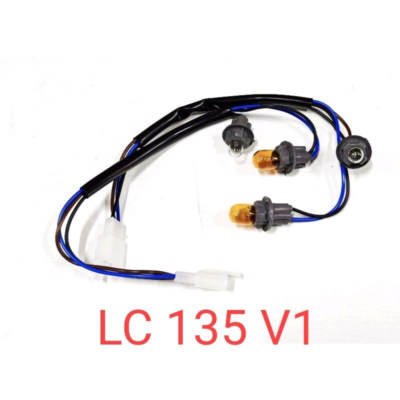 LC135 V1 Signal Socket Mentol Bulb Orange Wire Wiring Daylight | Shopee ...