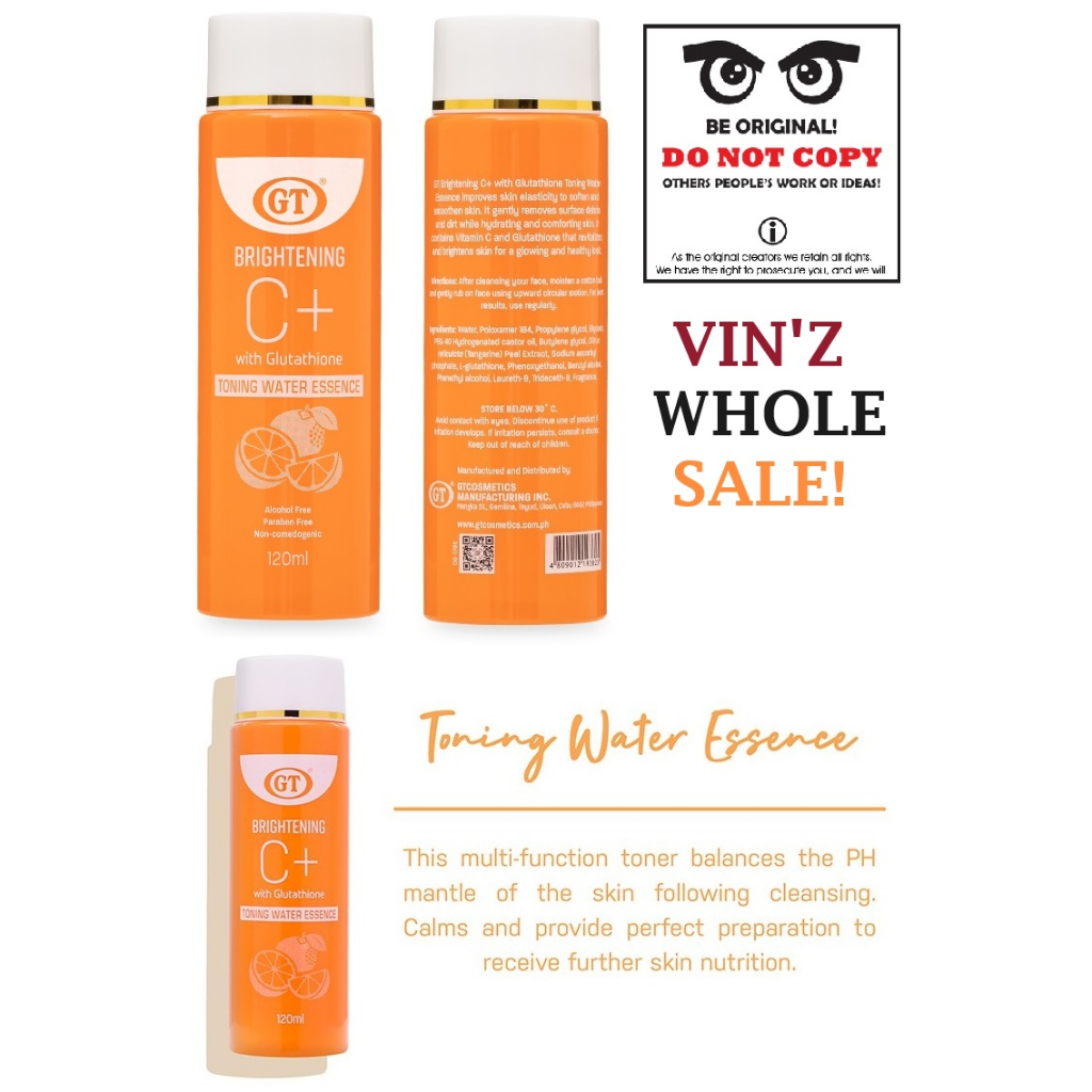 GT Brightening C+ Toning Water Essence 120ml. | Shopee Malaysia
