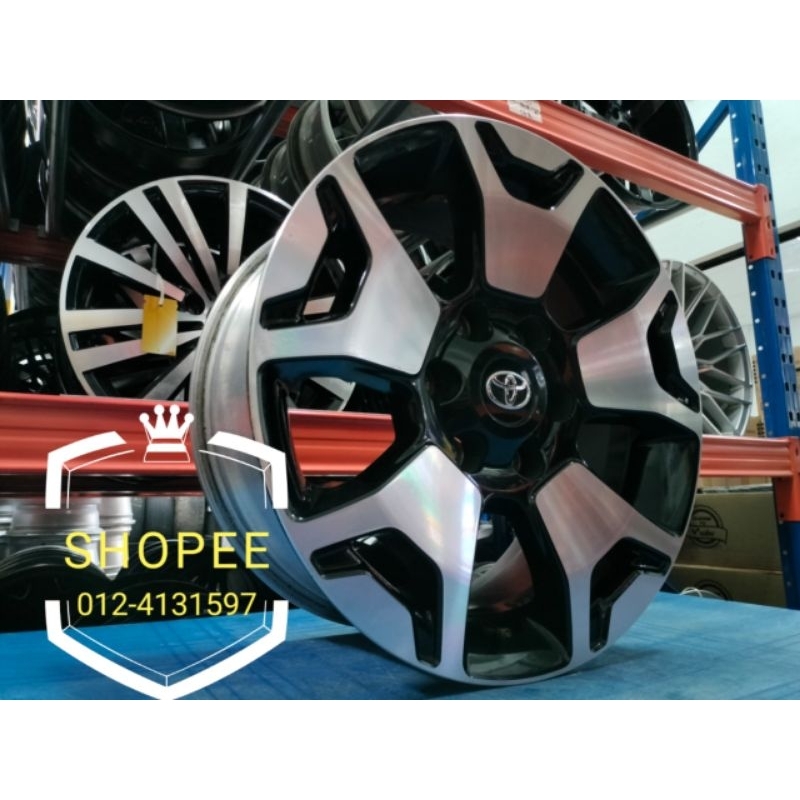 USED SPORT RIM 18 INCH ORIGINAL TOYOTA HILUX RM1680 4PC RIM HARGA ...